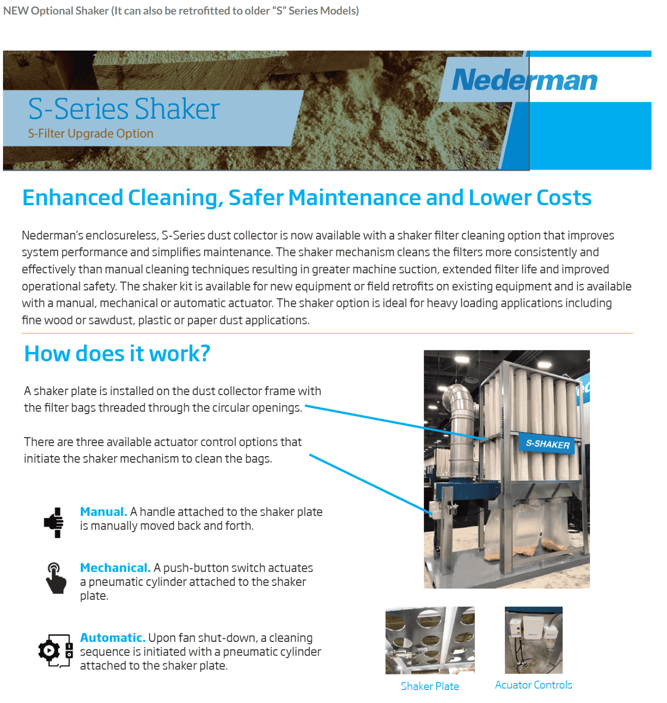 Nederman S‑1000 Dust Collector | 360 Degree Machinery LLC